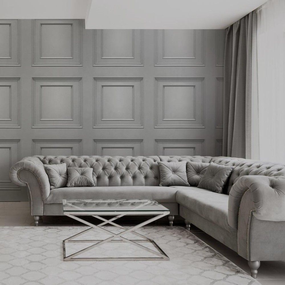Amara Panel Silver | Amara Panel Wallpaper | BD7374