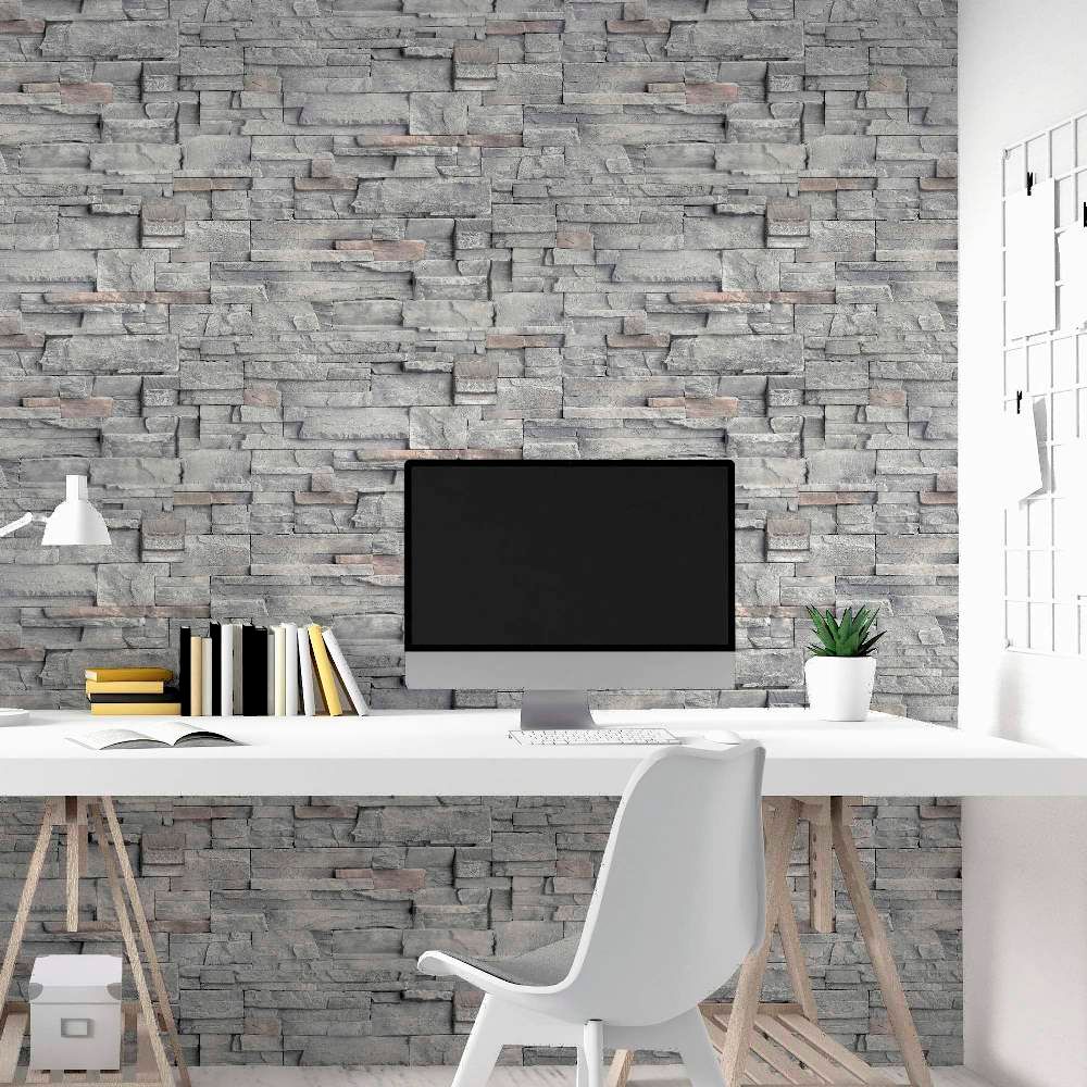 Slate Wall Grey Stone Wallpaper 909704 | 909704