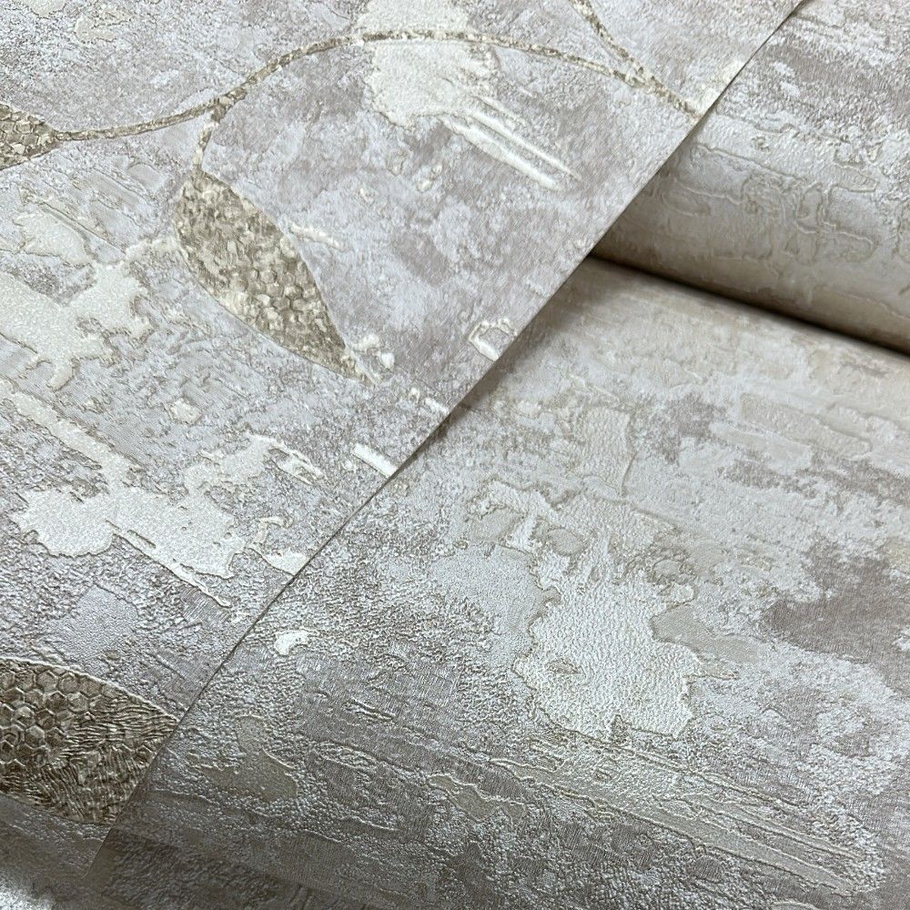 Ornamental Texture Cream Vinyl Wallpaper | Boutique | 128808