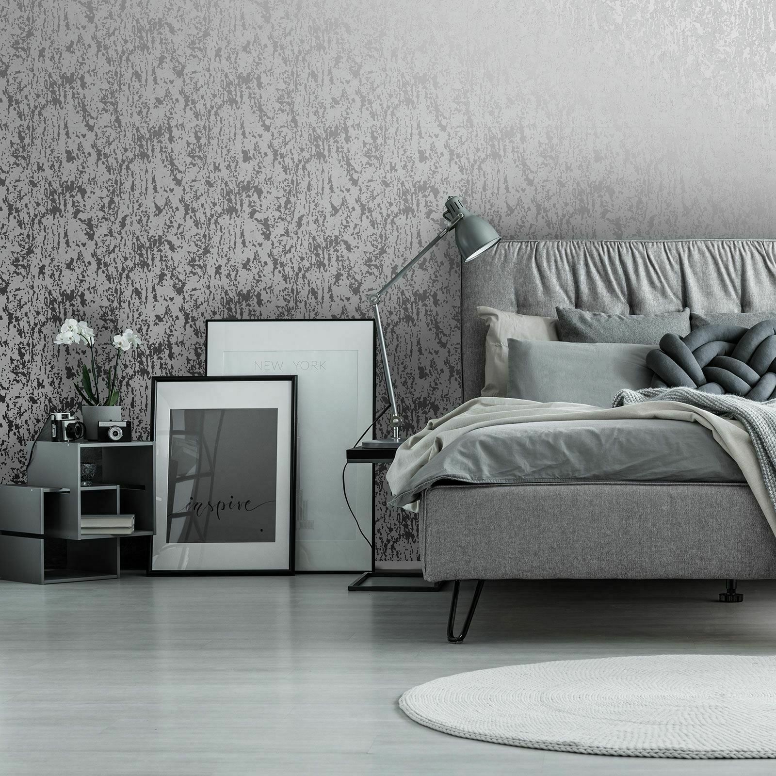 Milan Texture Silver Superfresco Industrial Wallpaper 100491 | 100491