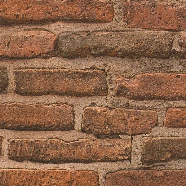 Deco World | Brown Brick Wallpaper | 30747-1