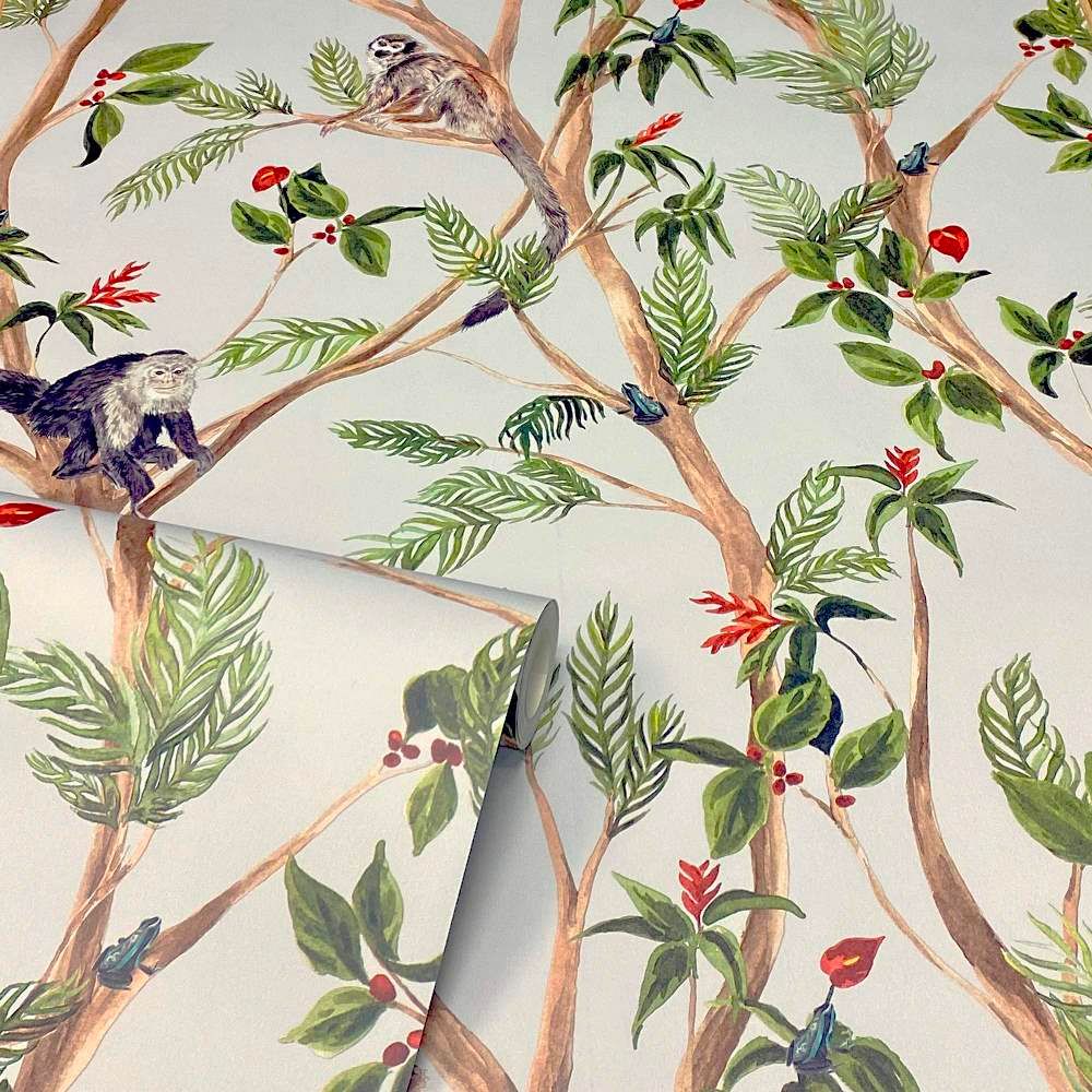 Tropical Monkey Multicoloured Wallpaper 925006 | 925006