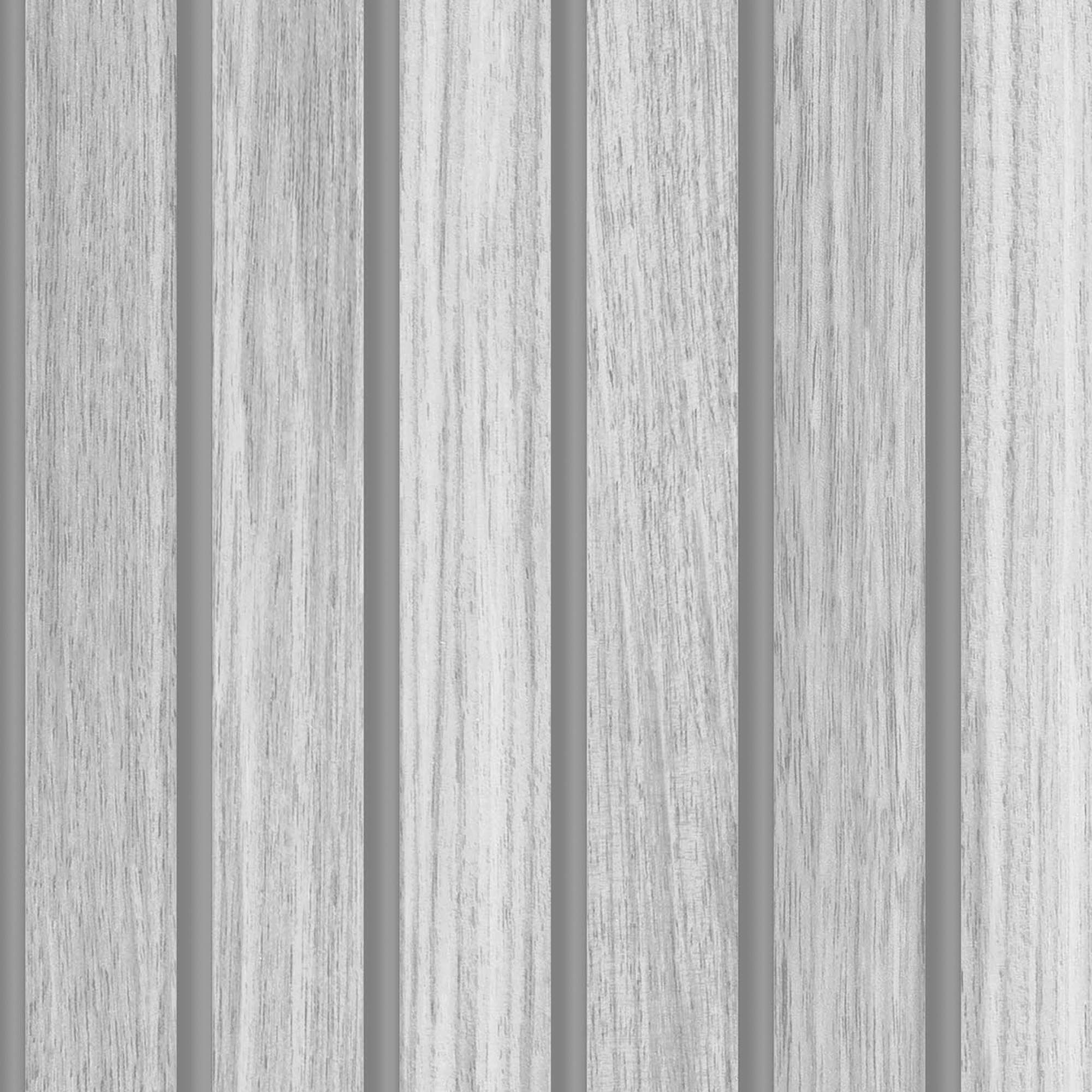 Wooden Slat Effect Grey Wallpaper 119613 | 119613