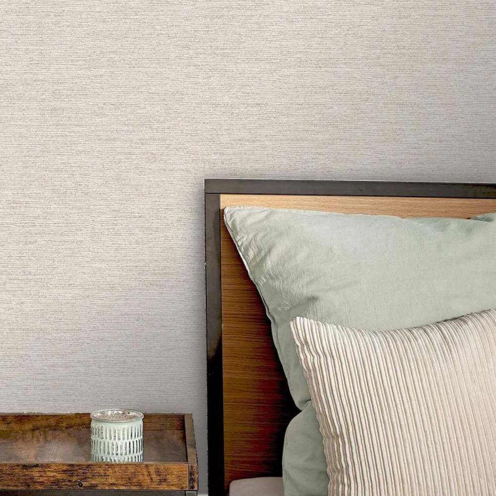 Sumatra Linen Beige Textured Wallpaper 316506 | 316506