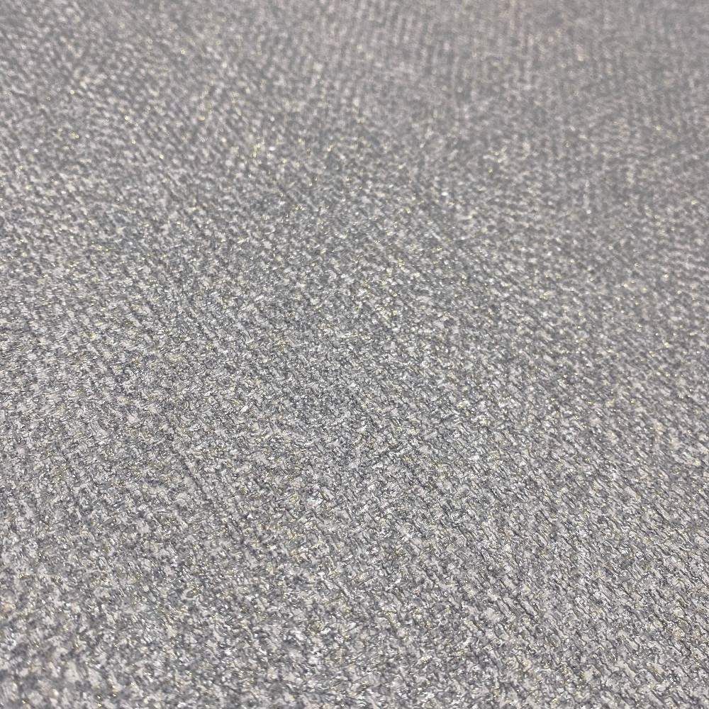 Venezia Texture Grey Fabric Effect Shimmer Vinyl Wallpaper M67319 | M67319
