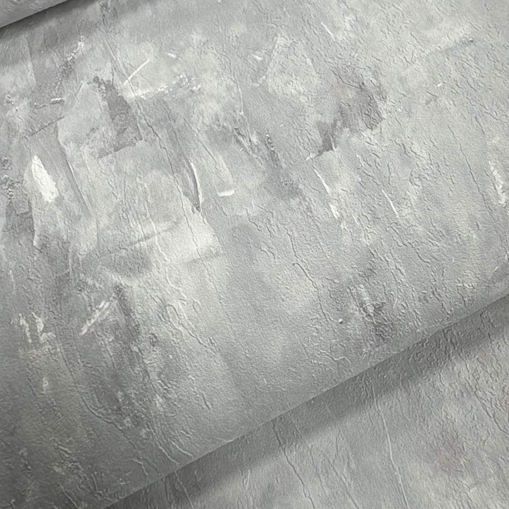 Camilla Plain Grey Textured Plaster Effect Wallpaper 198403 | 198403