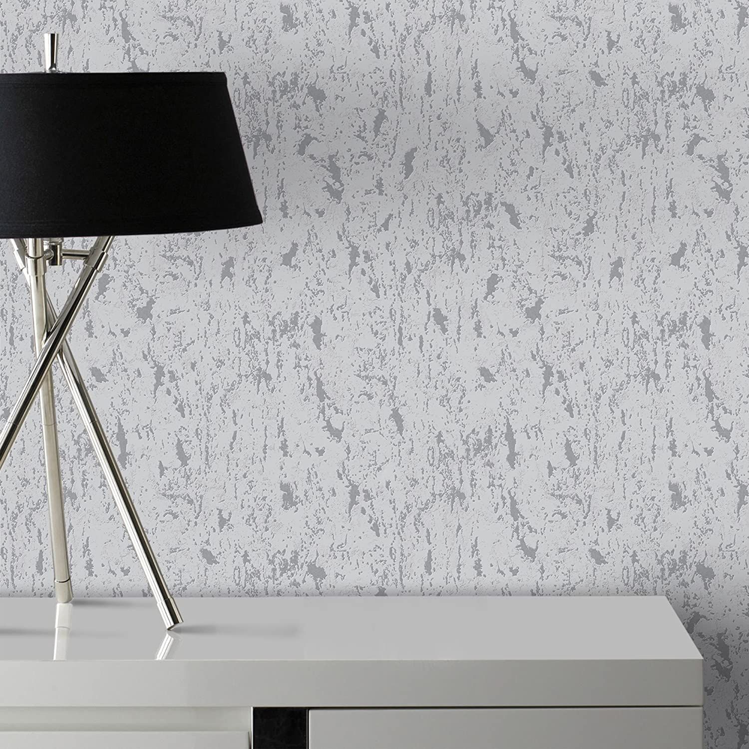 Milan Texture Silver Superfresco Industrial Wallpaper 100491 | 100491