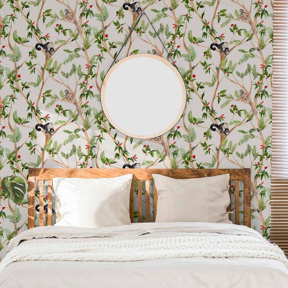 Tropical Monkey Multicoloured Wallpaper 925006 | 925006