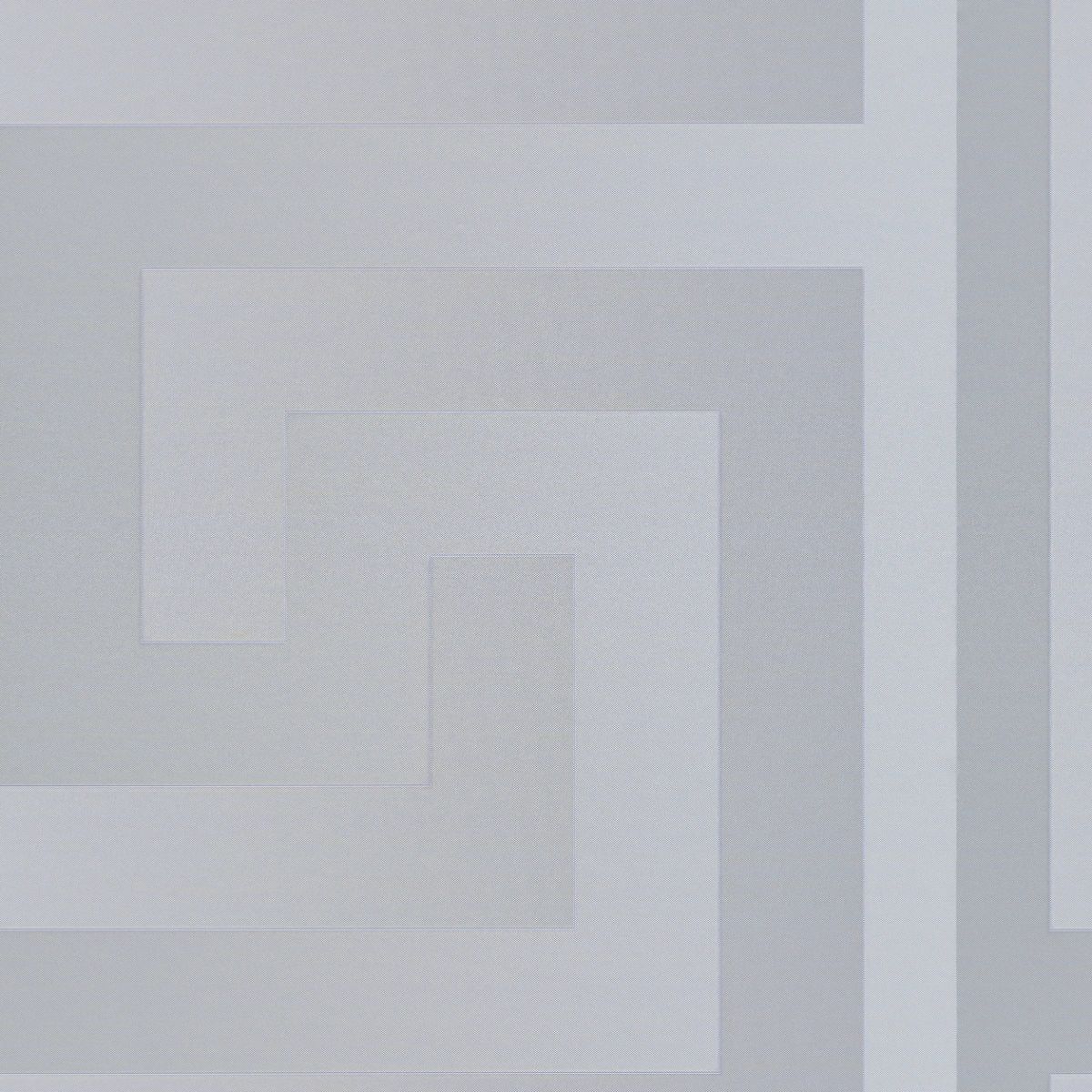 Large Greek Key Silver Luxury Vinyl Wallpaper 935235 | 935235