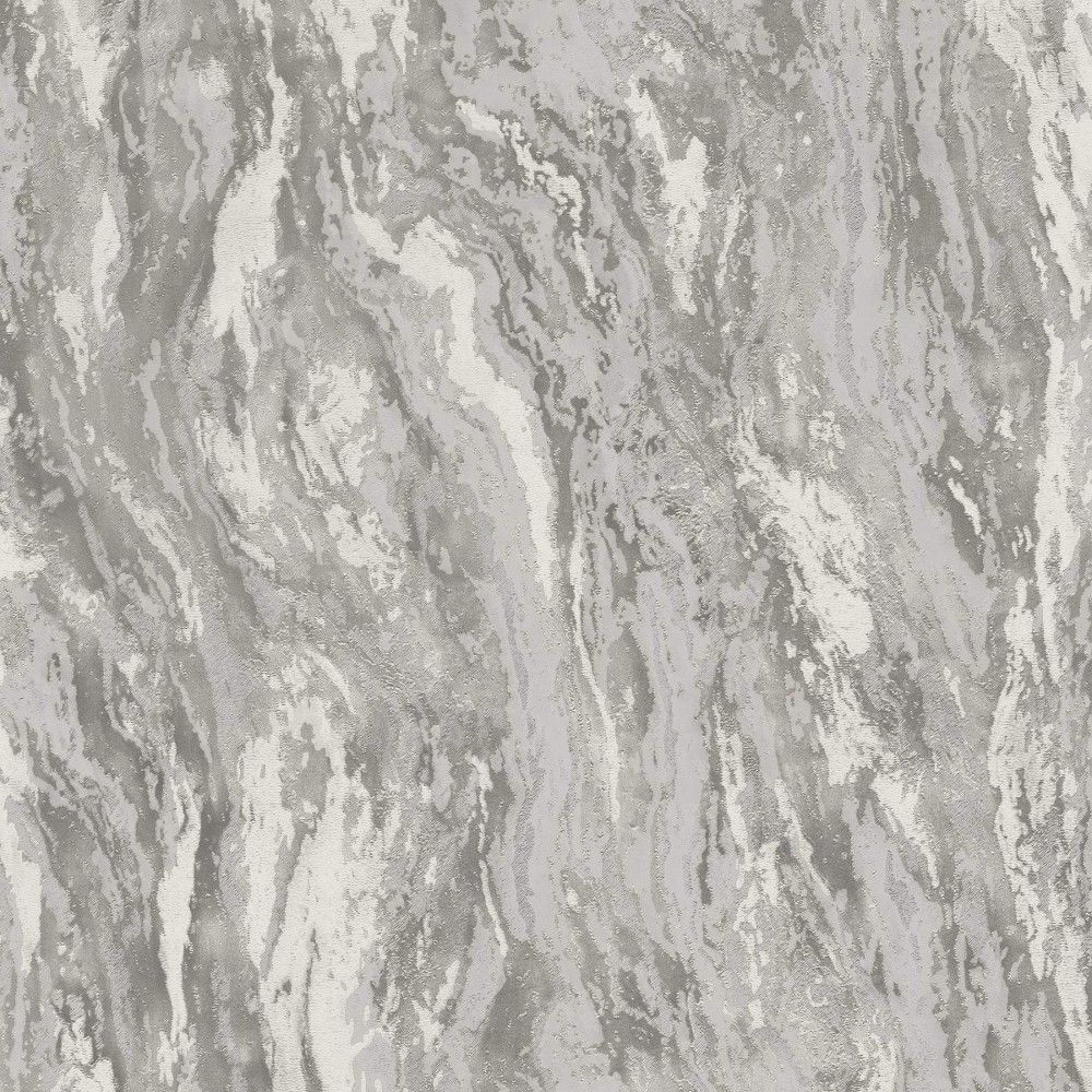 Marble Luxe Texture Metallic Pewter Wallpaper 299102 | 299102