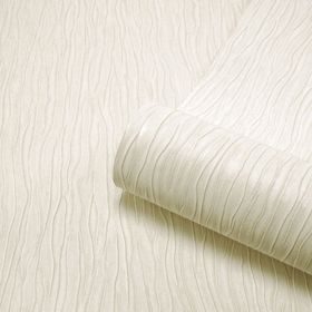 Tiffany Texture Cream Luxury Italian Vinyl Wallpaper 180 | 180