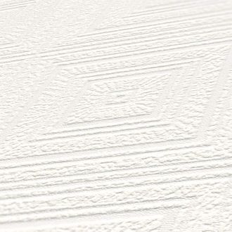 White Squares Paintable Wallpaper 6640-13 | 6640-13