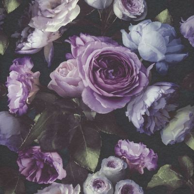 Suki Orchid Pink Sage & Cream Wallpaper | Belgravia Decor | 2163