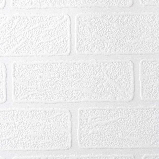 Textured Brick Superfresco | White Wallpaper | 93744