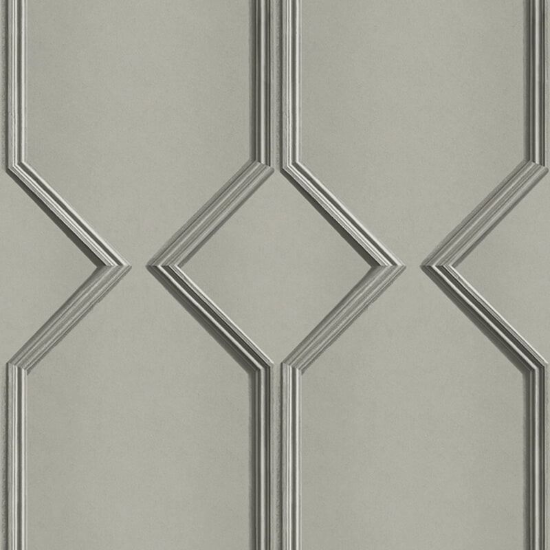 Alessia Panel Grey Satin | Grey Wood Panel Wallpaper | 215