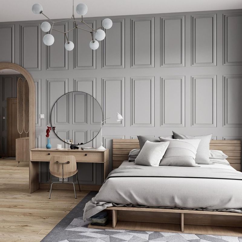 Signature Panel 3D Effect Grey Wallpaper | 283258